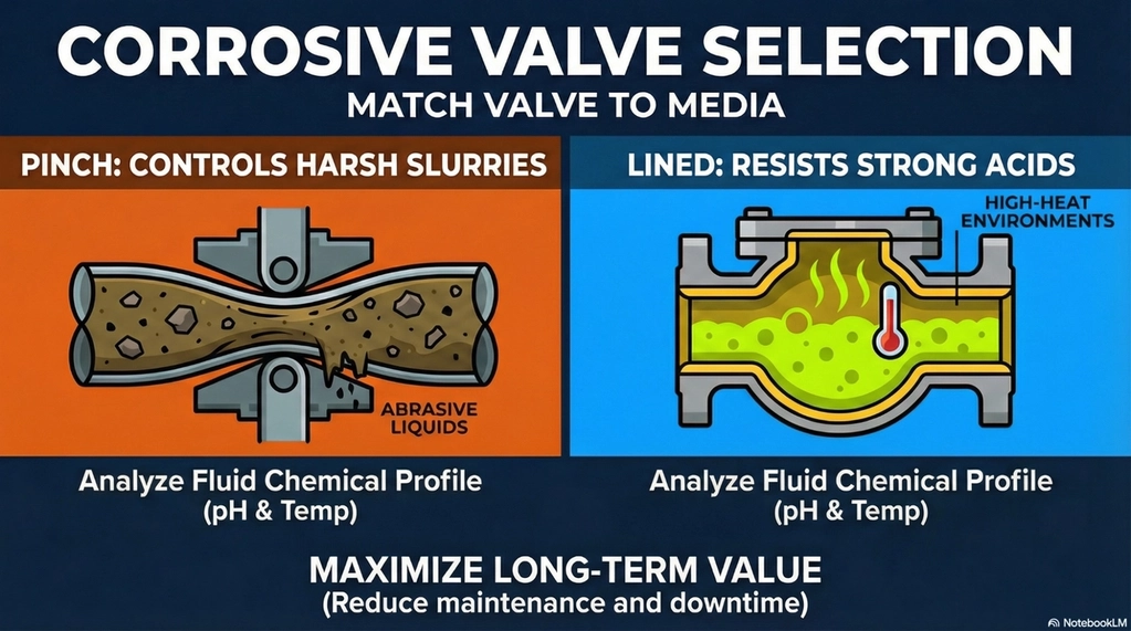 Best Chemical Valves for Corrosive Media Selection Guide