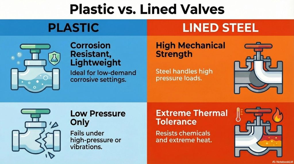 PFA Lined Ball Valve: Material & Selection Guide